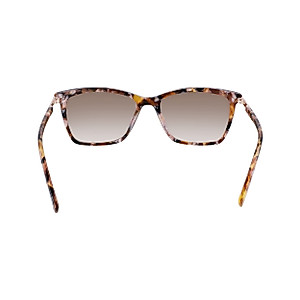 DKNY Women's DK539S Rectangular Sunglasses, Tortoise/Pearlized Blush, One Size