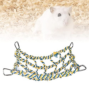 MagiDeal Bird Toys Hamster Hammock Rope Parrot Hammock Climbing Toy Climbing Toys Cage Toys Ladder Climbing Net for Parakeet Pet Parrot