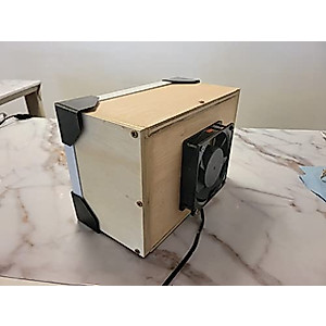 Laminar Flow Hood (HEPA Rated 99.97% Filtration) with Replaceable Filter (10"x6.5" Micro Size)