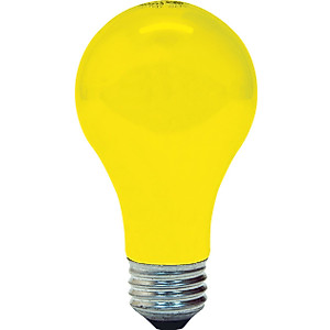 GE 97495 Bug Lite A19 Bulb, 60-Watt, 2-Pack