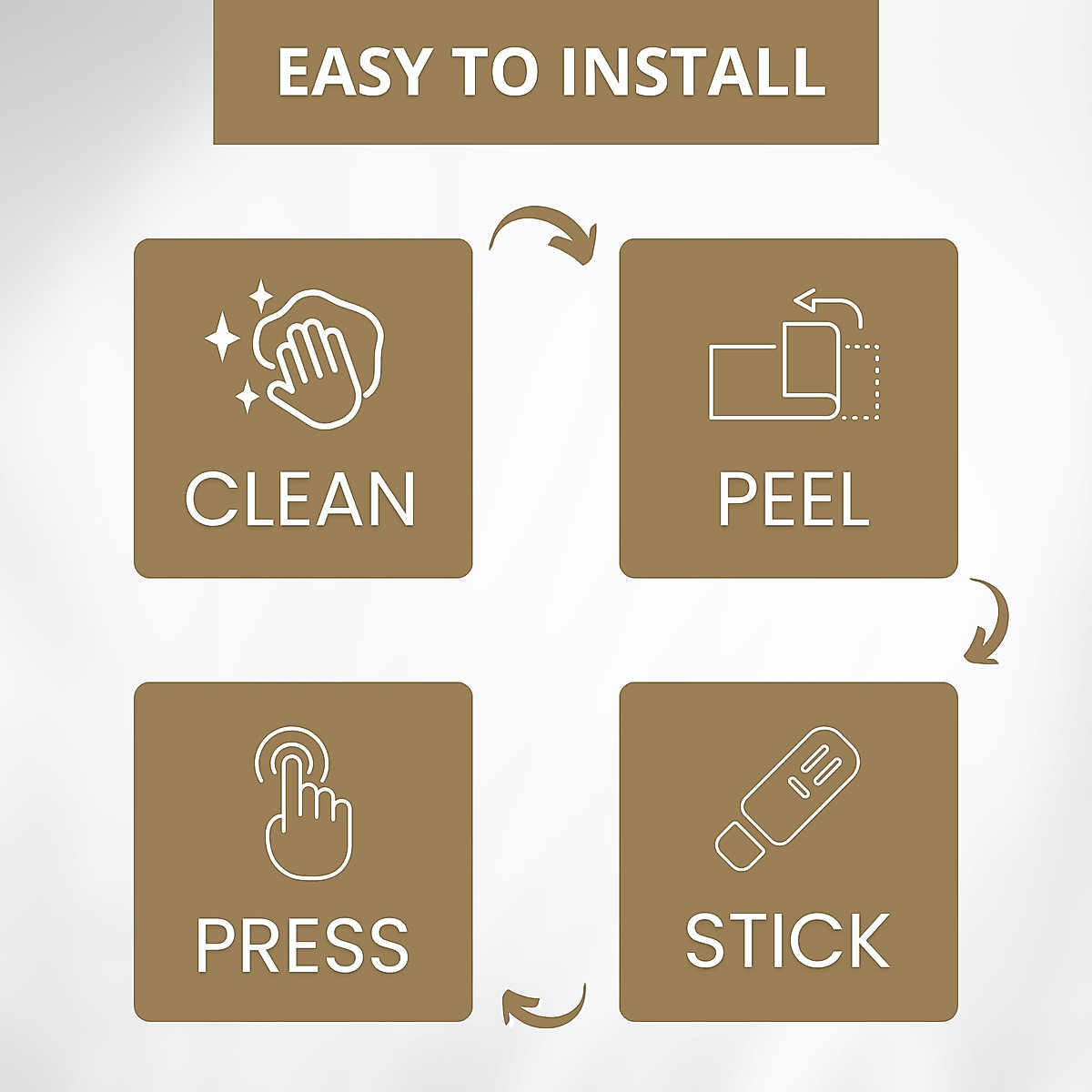 Gadgetime USA Toilet Seat Bumper Kit - Toilet Seat Risers & Toilet Cover Bumpers with Rubber Adhesive Pads - Bidet Compatible Toilet Seat Accessories for Cushioning & Protection - Pack of 4