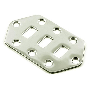 Fender Jaguar Pickup Selector Switch Control Plate for Electric Guitar - Chrome