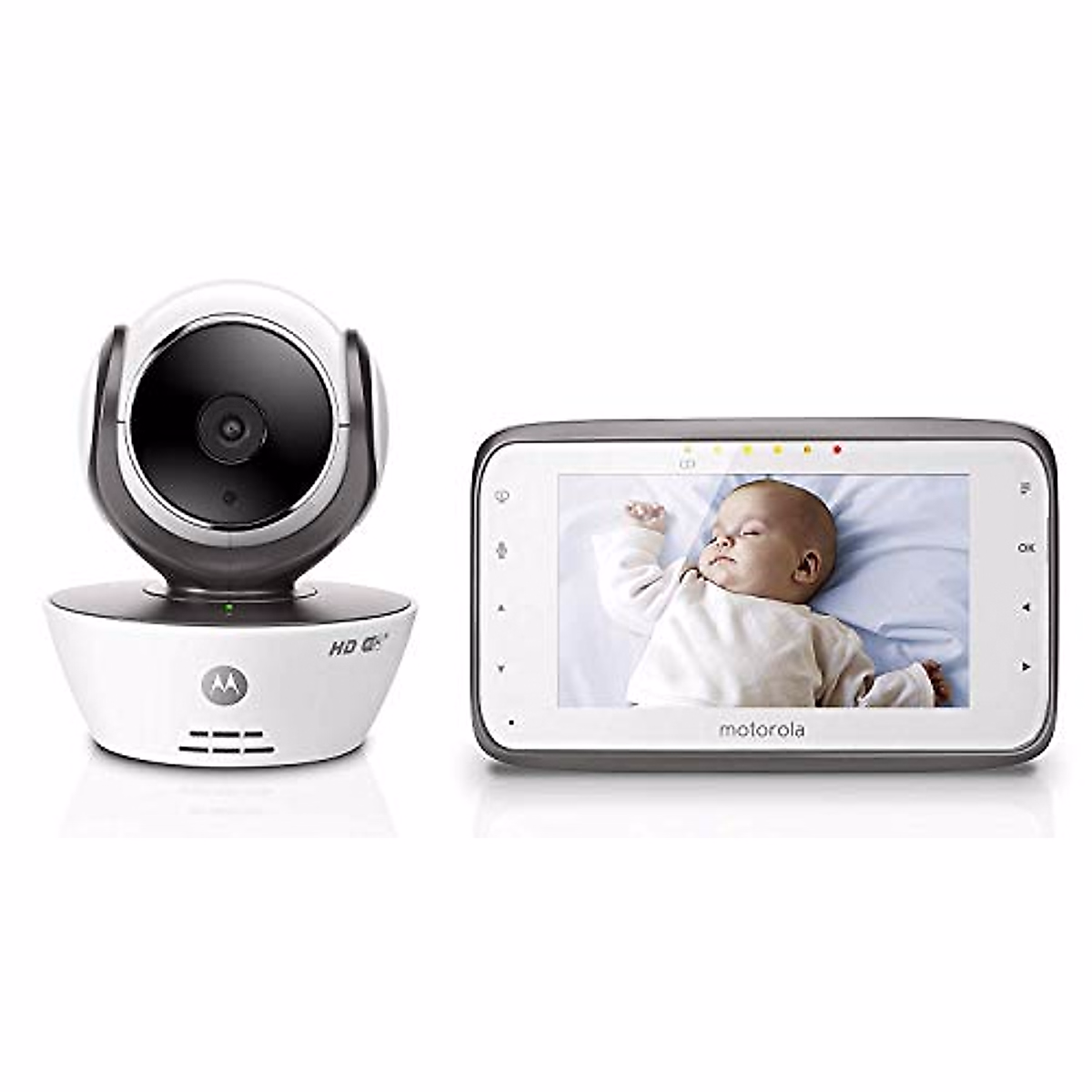 Motorola MBP854CONNECT Dual Mode Baby Monitor with 4.3-Inch LCD Parent Monitor and Wi-Fi Internet Viewing, 720p