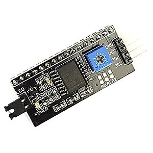 2pcs/lot LCD1602 Converter Board IIC/I2C/TWI/SPI Serial Interface Module for 1602 LCD Display for Arduino