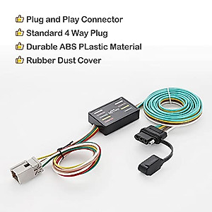 Oyviny Custom 4 Way Trailer Wiring Harness 55336 for 1994-2008 Acura MDX/RL/TL/CL/Integra, Honda Accord/CR-V/Element/Odyssey/Pilot/Prelude, Isuzu Oasis