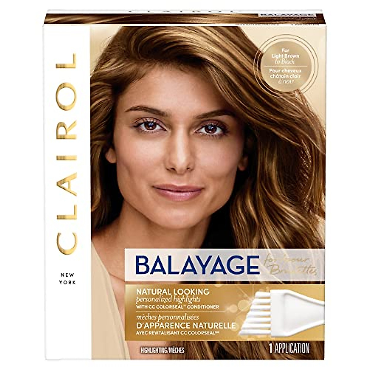 Clairol Nice'n Easy Balayage Permanent Hair Dye, Brunettes Hair Color, Pack of 3