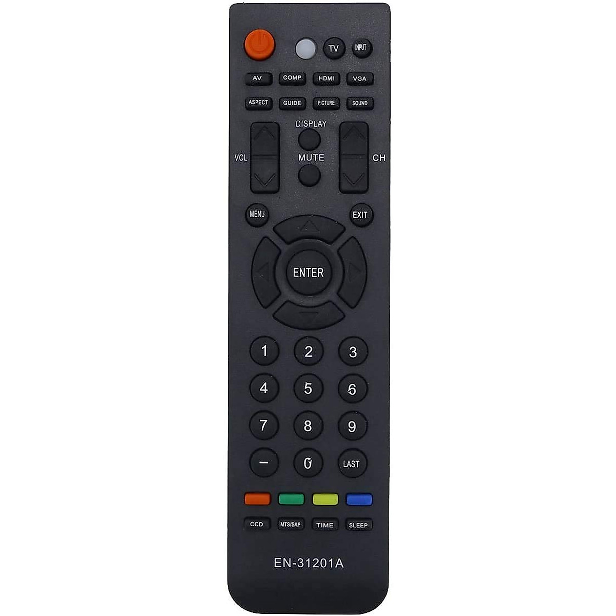 EN-31201A Replacement TV Remote Control for Hisense Television (EN31201A / 1068451)