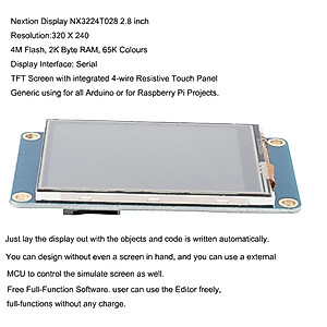 Ferwooh Nextion 3.5'' Display NX4832T035 Resistive Touch Screen + 2.8" NX4832T028 HMI TFT LCD Module