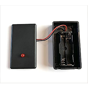 Blue Charm Fake Car Alarm, 1 Year Continuous Usage Battery Life, Red Blinking LED Light with Black Housing, (Two AAA Batteries, not Included)