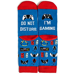 Lavley - Nerd Socks - Funny Gifts for Book Lovers, Music Lovers, Men and Women (US, Alpha, One Size, Regular, Regular, DND Gaming)