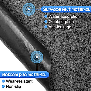 Beeplove 79" Dia. Hot Tub Mat, Non-Slip & Wear Resistance Protector Pad for Inflatable Hot Tub Above Ground Pool, Absorbent Spa Pool Flooring Mat, Outdoor Indoor Portable Hot Tub Accessories
