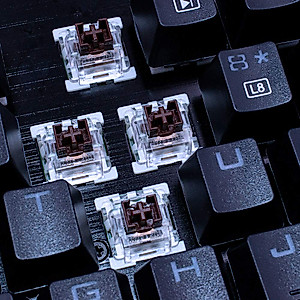 Outemu (Gaote Brown Switches 20 Pack, 3-Pin Tactile 50gf Dustproof RGB Key Switches - Gateron and Cherry MX Equivalent DIY Replaceable for Mechanical Gaming Keyboard