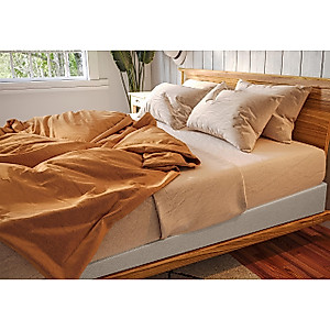 Avana Mattress Elevator with Polycotton Covers - Under Bed 7-Inch Incline Foam Lift, Natural, Full Size