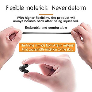XIANEWS Silicone Eyeglasses Temple Tips Sleeve Retainer,Anti-Slip Elastic Comfort Glasses Retainers