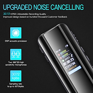 5-Star Compatible Inkjet Cartridge 64GB Professional Digital Voice Recorderr