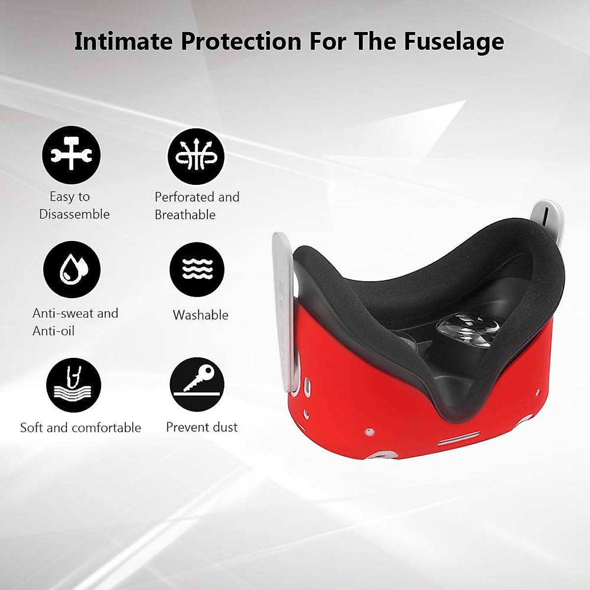 Vakdon Portable Hard Case for Nebula Anker Capsule 3 Laser, Charger and Other Accessories, Waterproof, Dustproof and Shockproof (Red)