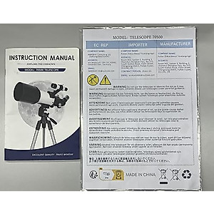 Telescope for Adults, 70mm Aperture 500mm Refractor Telescope for Astronomy Beginners, 20X-150X, Fully Multi Coated Optics, Portable Travel Telescope with Pro Tripod, Phone Adapter & Backpack