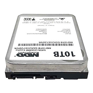 MDD 10TB 7200 RPM 256MB Cache SATA 6.0Gb/s 3.5inch Internal Hard Drive for Surveillance Storage (MD10TGSA25672DVR) - 3 Years Warranty (Renewed)