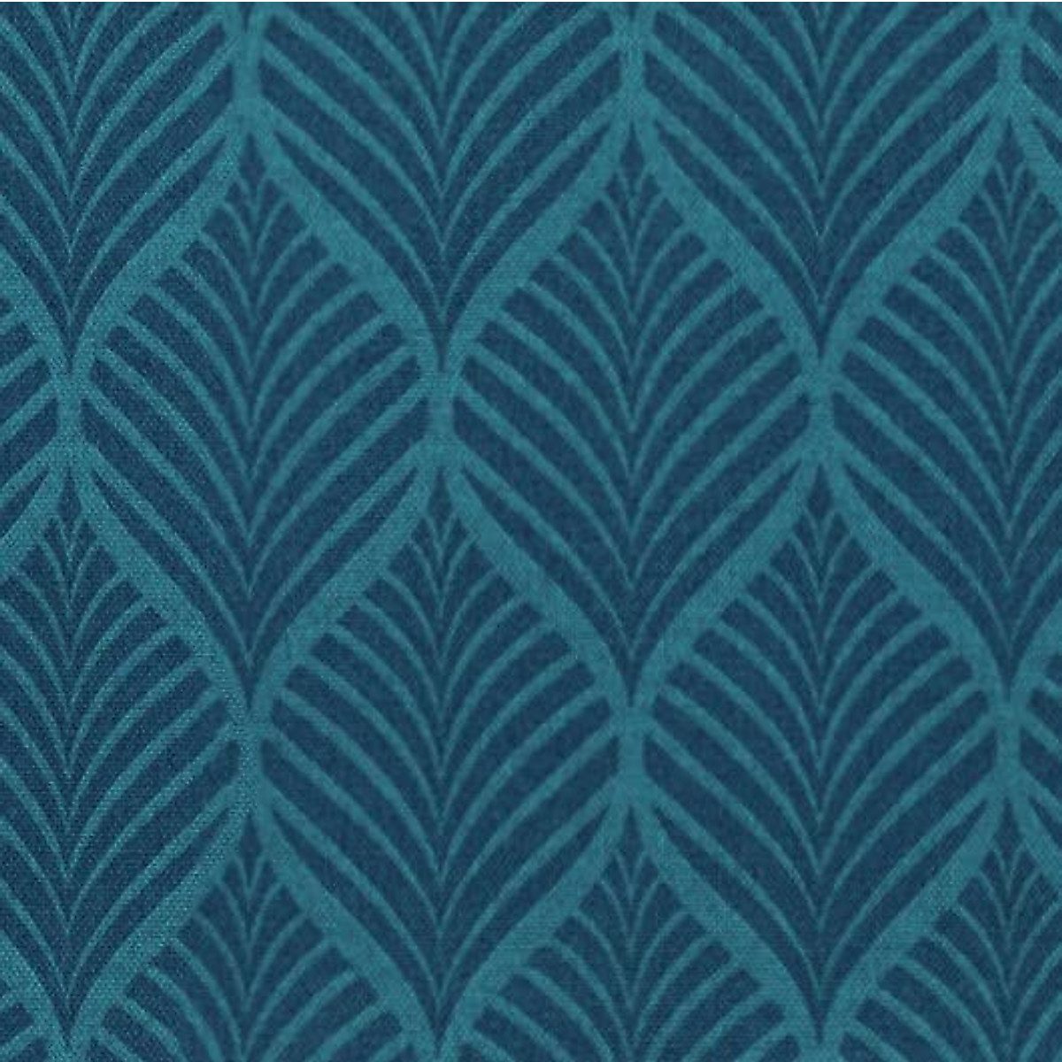 RSH DECOR: Tufted U-Shape Wicker Seat Cushions Set of 2 | 22” x 22” | Water-Resistant Spun Fabric | Outdoor Chair Cushions for Patio Furniture | Fenbrook Blue