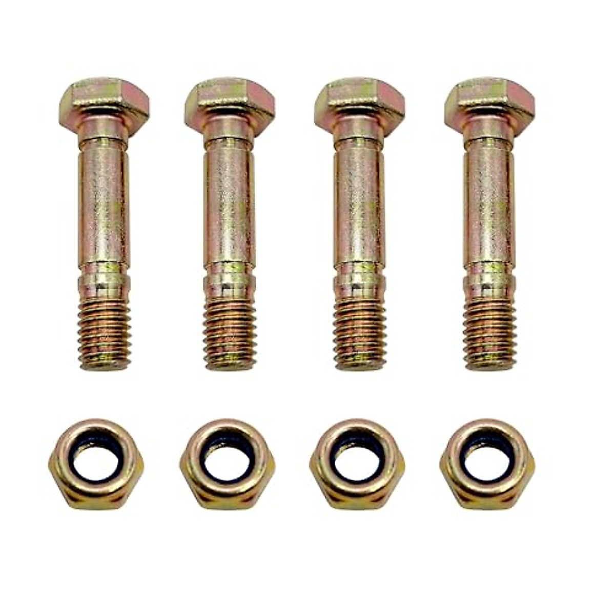 710-0890 Shear Pins and Nuts Fits MTD Cub Cadet Troy-Bilt 710-0890 710-0890A 910-0890A 4 Pack