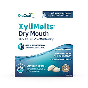Orahealth XyliMelts Mint-Free Discs - 40 discs, Pack of 2