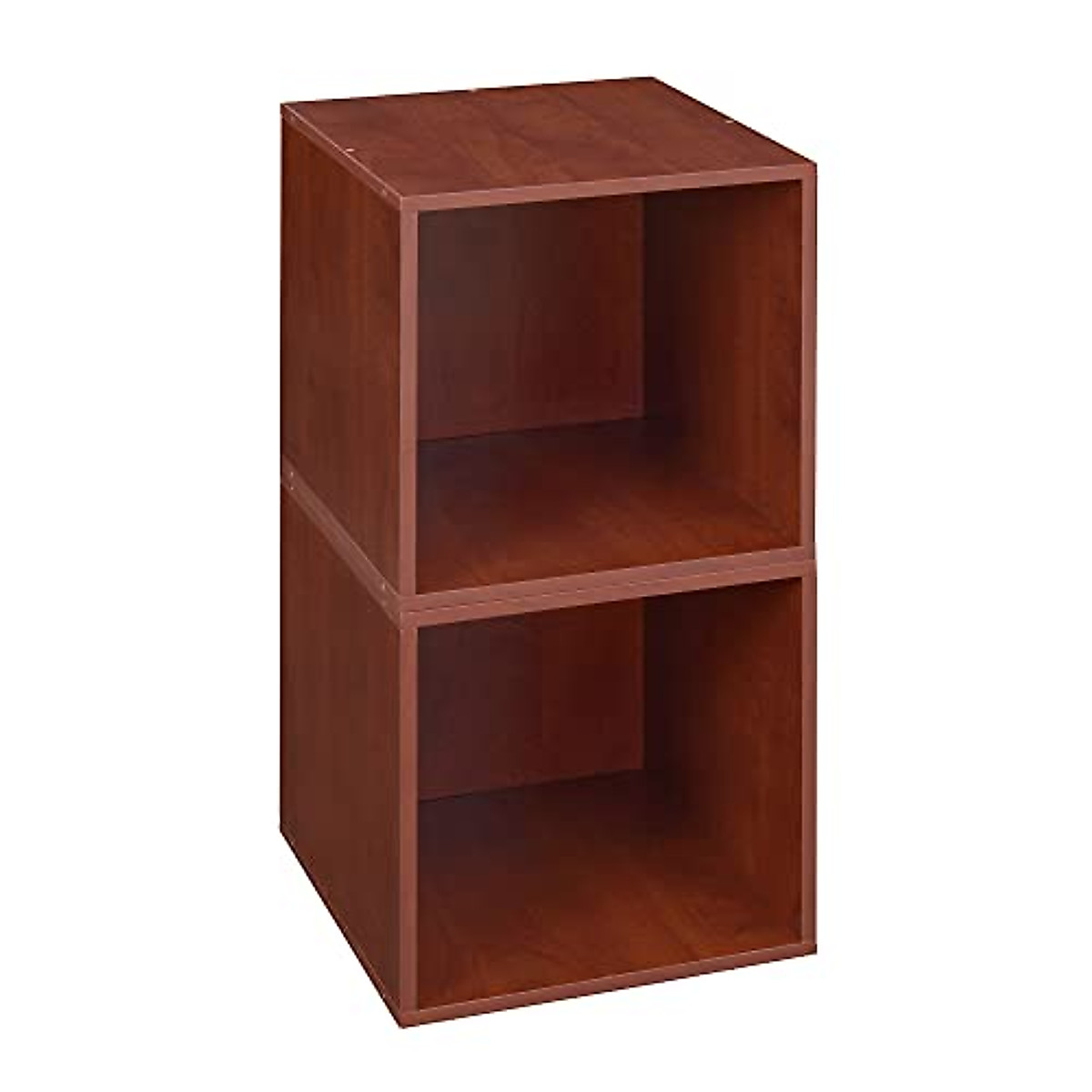 Niche Cubo Storage Organizer Open Bookshelf Set- 2 Cubes- Cherry