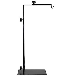 Hamiledyi Reptile Lamp Stand Landing Lamp Stand Bracket Adjustable Floor Light Holder Stand Metal Lamp Support for Reptile Glass Terrarium Heating Light