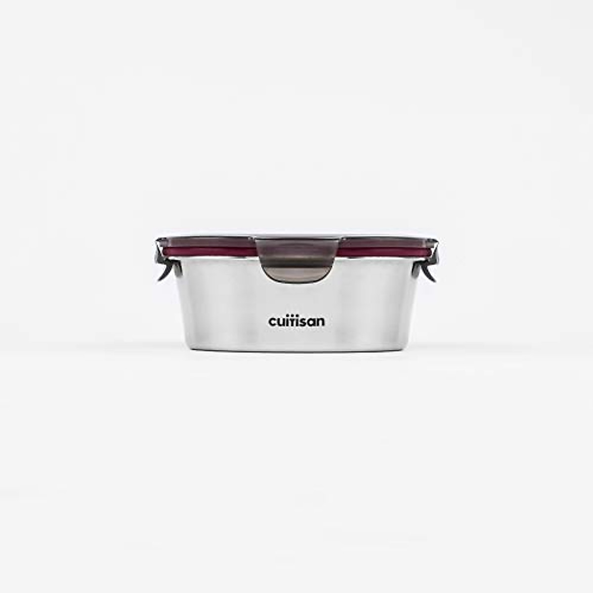 CUITISAN FLORA ROUND AIRTIGHT CONTAINER NO.5 21.6oz, STAINLESS STEEL FOOD CONTAINER, WATERPROOF, MICROWAVE and DISHWASHER AVAILABLE