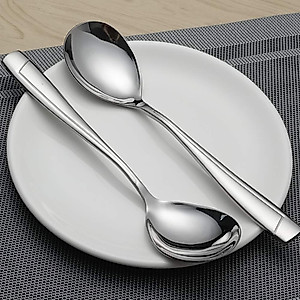 Cand Stainless Steel Serving Spoons, 6 Pieces Large Tablespoon, 9.17 Inches