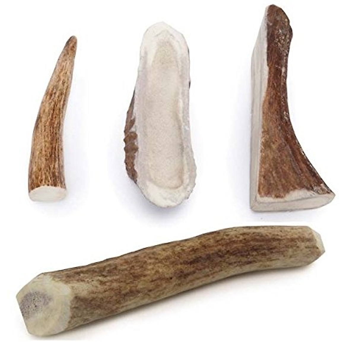 Ranch Rewards ELK Antler Dog Dental Chews Natural Way to Clean Your Dog's Teeth Bulk Too!(Small - 4" to 5" 2 Antlers)