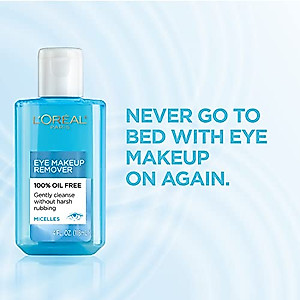L'Oreal Paris Clean Artiste Oil Free Eye Makeup Remover, 2 Count