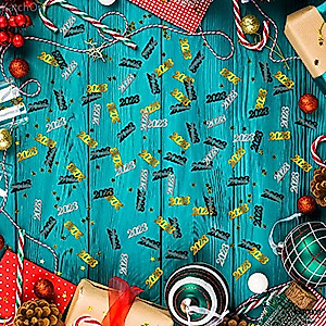 KatchOn, Graduation Decorations Class of 2023 Confetti - 1.8 Ounce, 2023 Confetti for Table | 2023 Confetti for Graduation Party Decorations 2023 Black and Gold | 2023 Table Confetti, Prom Decorations