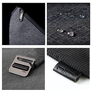 NIID FINO Men Sling Crossbody Bag Lightweight Flex Bag Water Resistant Anti-theft Chest Shoulder Backpack for Travel Hiking (Grey)