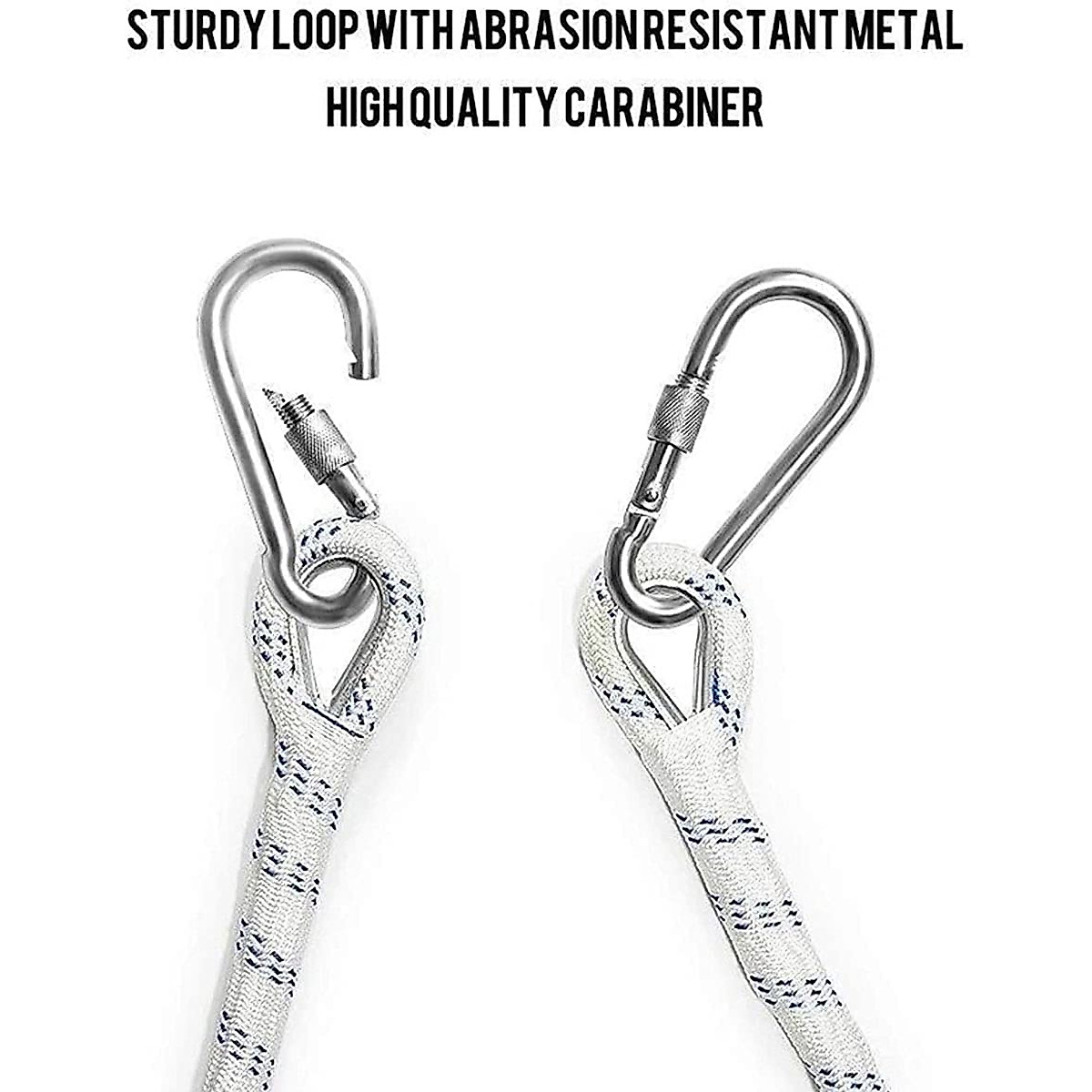 Escape Ladder for Apartment, Soft Fire Ladder Fire Escape Ladder Escape Rope Ladder 2 Story Emergency Safety Rope Ladders with Hooks Flame Ladder for Home Climbing Fire Escape (Size : 8m/26ft)