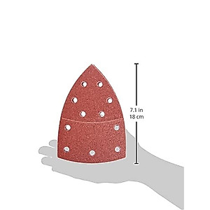 Bosch Home and Garden 2609256A64 10-Piece Sanding Sheet Set for Multi-Sanders 102 x 62.93, 120