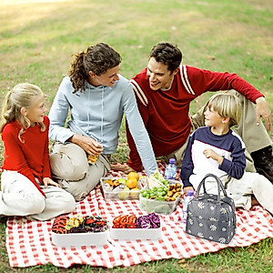 Adult Bento Box Lunch Box Large, Bento Box Japanese Lunch Box Kit with Bag & Utensils, Food Picks for Bento Box Containers, Stackable Bento Box for Adults, Microwave Bento Boxes BPA-free Food Safe