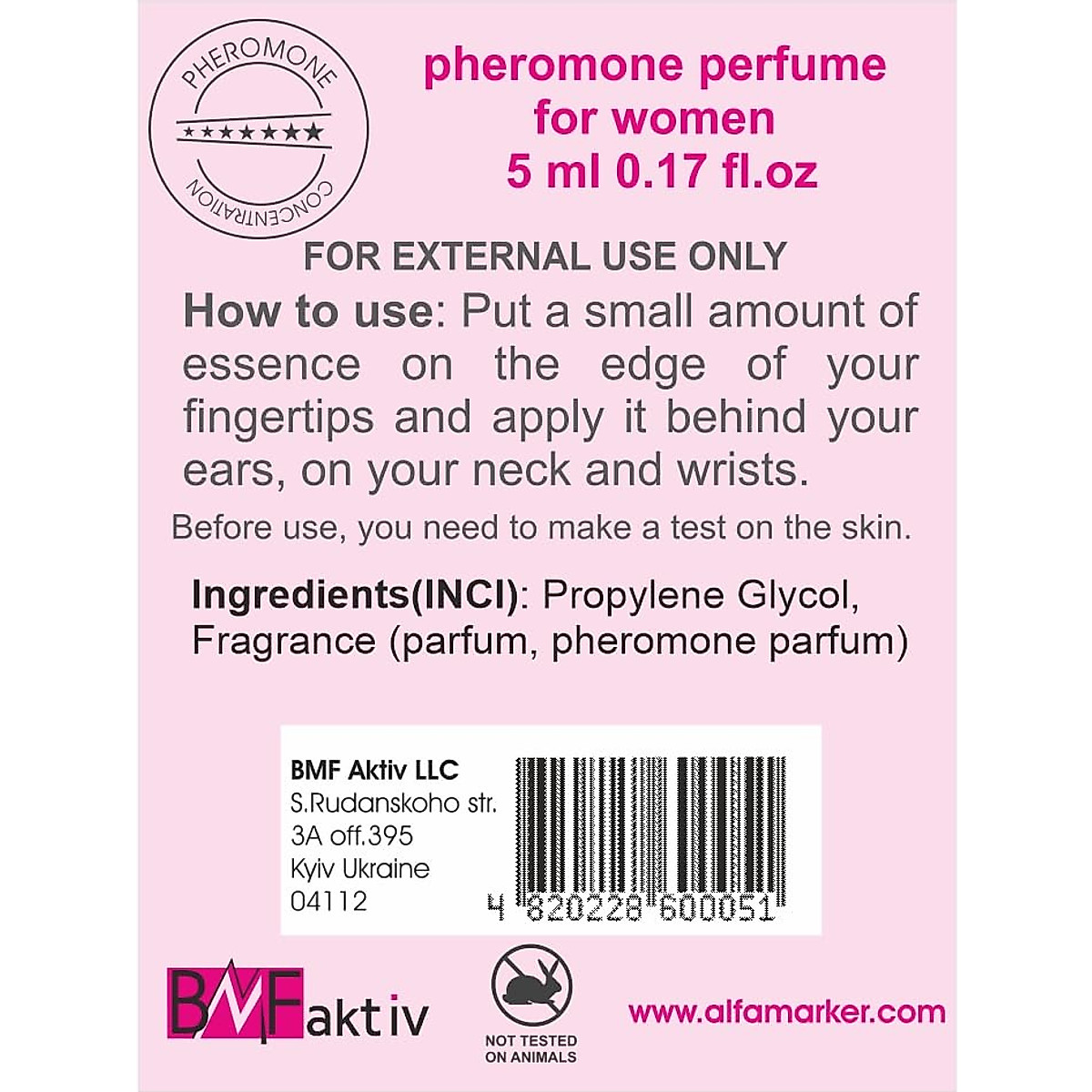 ALFAMARKER Flame Pheromone Perfume Oil for Women - (5ml rollon+5ml dropper) - Long-Lasting Fragrance