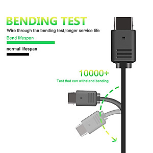 Xahpower 4Pack 6Ft N64 Controller Extension Cable Cord for Nintendo 64 N64 Controller