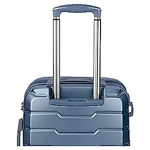 it luggage Prosperous 32" Hardside Checked 8 Wheel Expandable Spinner, Metallic Blue