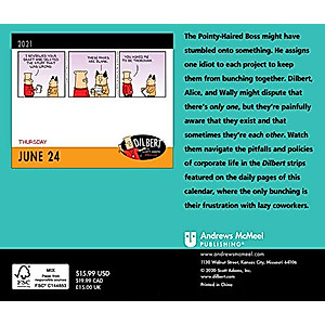 Dilbert 2021 Day-to-Day Calendar