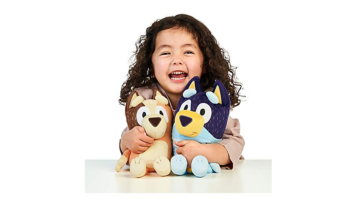 Bluey Dad & Mum Plush Bundle - Soft, Cuddly Bluey Characters