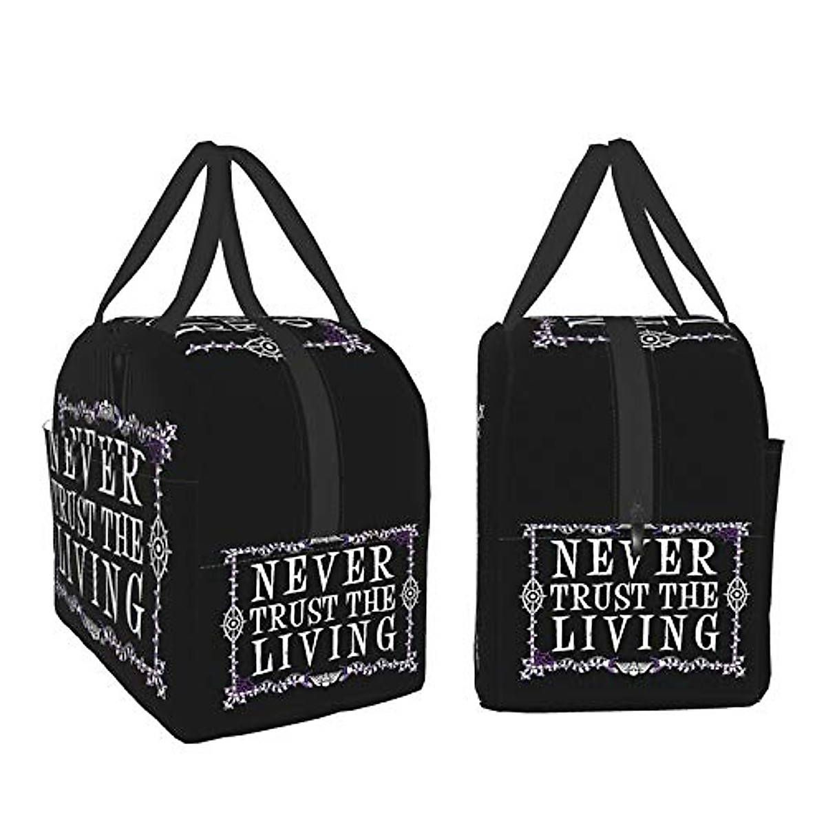 antcreptson Never Trust The Living Oxford Cloth Waterproof Thick Insulation Bag Picnic Bag Large Portable Lunch Box Bag Frozen Bag Insulation Package