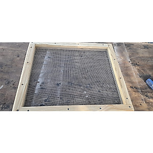 Soil sifter, 1/8" hardware cloth, great for making fine seed starting soil