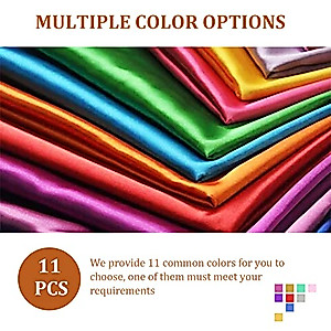 HOTGODEN Satin Fabric:2,5 Yards Black Solid Silky  Satin Fabric by The Yard 60" Wide for Wedding, Bridal, Decoration, Fashion, Apparel Crafts