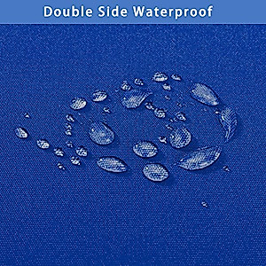 idee-home Patio Chair Cushion for Outdoor Furniture 24x24x4 in, Outdoor Seat Cushion Replacement Patio Seat Cushions Chair Pad with Ties, Outdoor Chair Cushion Set of 2 Waterproof Swing Cushion