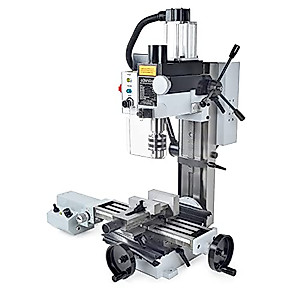MicroLux® High Precision Heavy Duty R8 Miniature Milling Machine Only “True Inch” machine on the market, Powerful brushless 500W motor with more torque