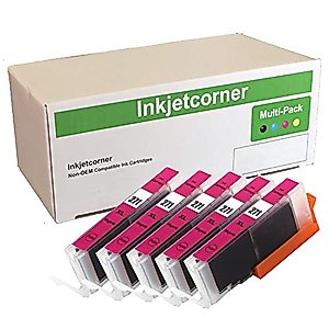 Inkjetcorner Compatible Ink Cartridge Replacement for CLI-271 CLI-271XL for use with MG5700 MG6800 MG6822 MG7720 TS5020 TS6020 TS8020 (Magenta, 5-Pack)