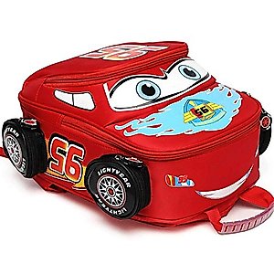 Toddler Kid Boys Girls Backpack Waterproof Cartoon Comic Kindergarten Children Snack Nursery School Backpack 3-5 Years (red1)