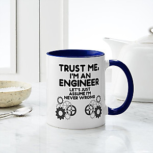 CafePress Trust Me, I'm An Engineer Funny Mugs Ceramic Coffee Mug, Tea Cup 11 oz