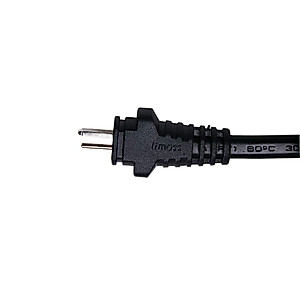 Limoss 11.6 Feet 2 pin Power Supply Extension Cord Replacement with Lock Out Safety Key for Lift Chairs Power Recliners